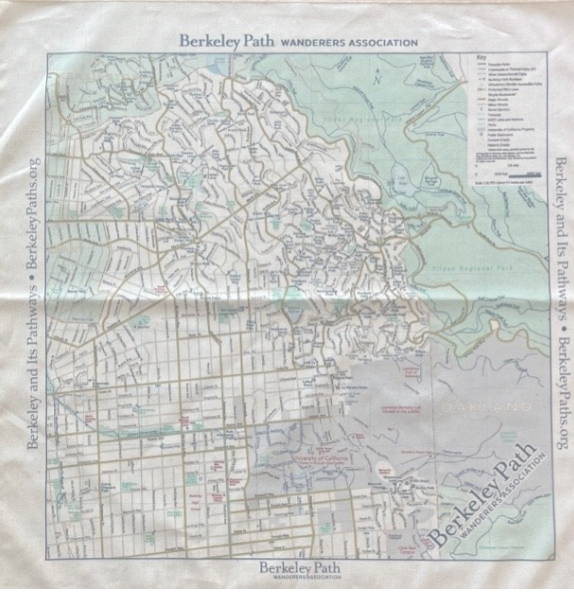 Berkeley Pathways Bandana Map – Transports LLC